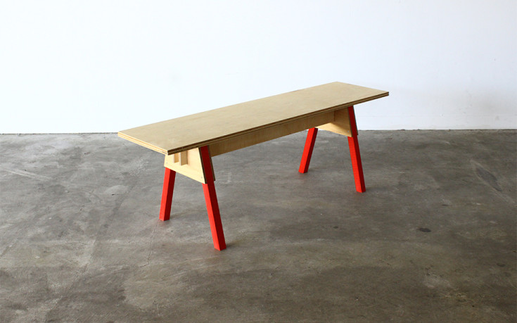 Trapezoid bench｜TAB - An Architecture and Design Firm