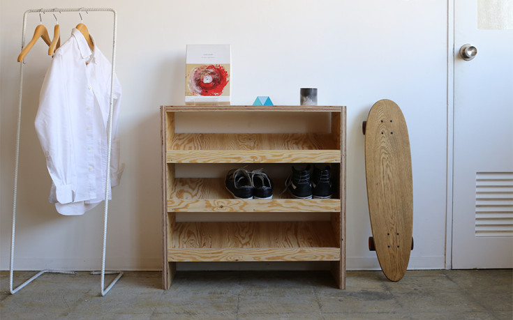 Plywood 24 Shoes rack｜TAB - An Architecture and Design Firm